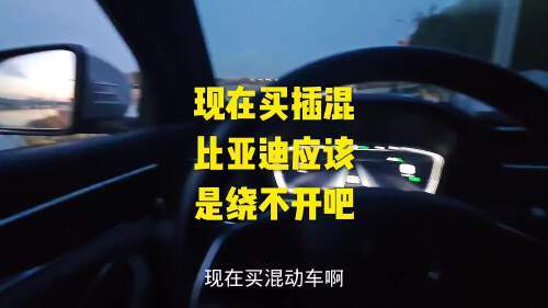 买插混比亚迪应该绕不开吧
