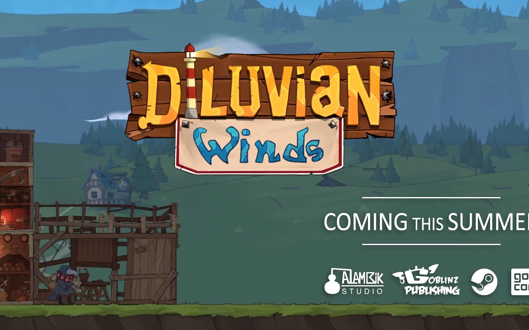 抵御洪水!守塔人!种田生存建造游戏《Diluvian Winds》预告片,支持中文