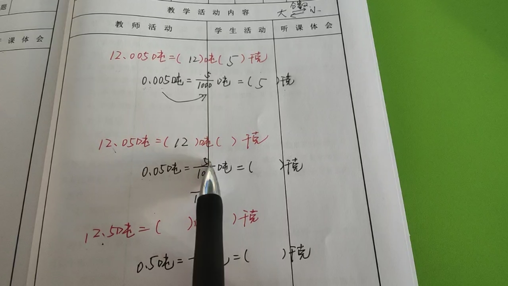 4下单位换算讲解