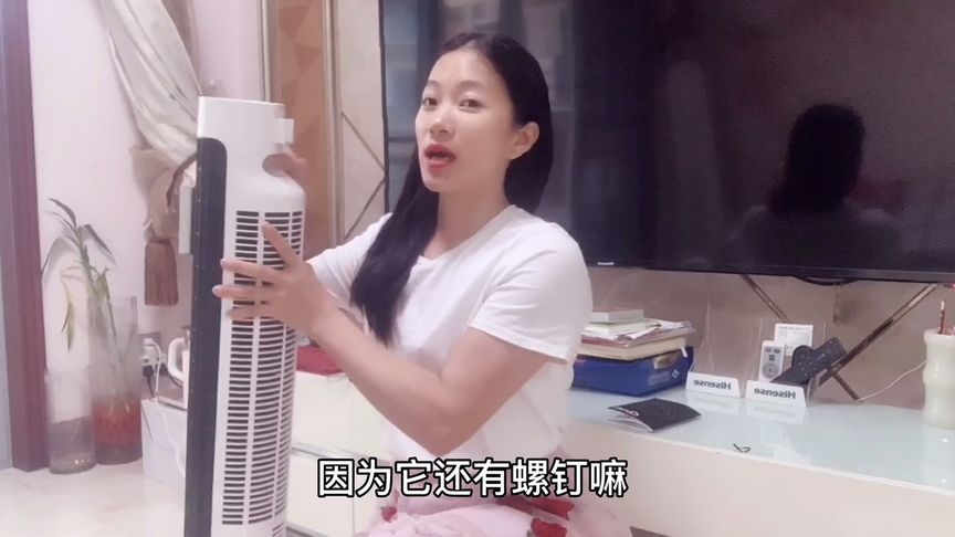 塔扇拆下来后怎么组装,难为我一个文科女生了