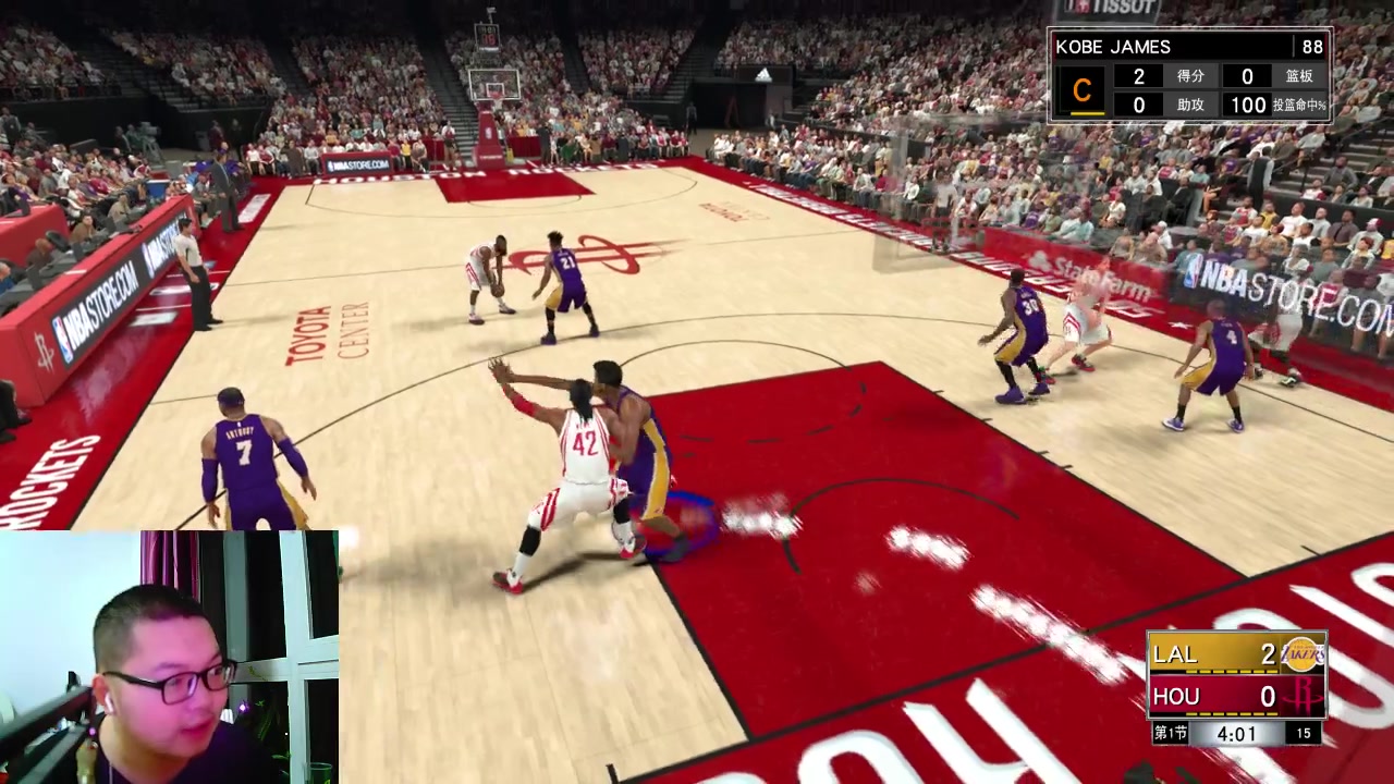 NBA2K17生涯模式第四期对决休斯顿火箭队!