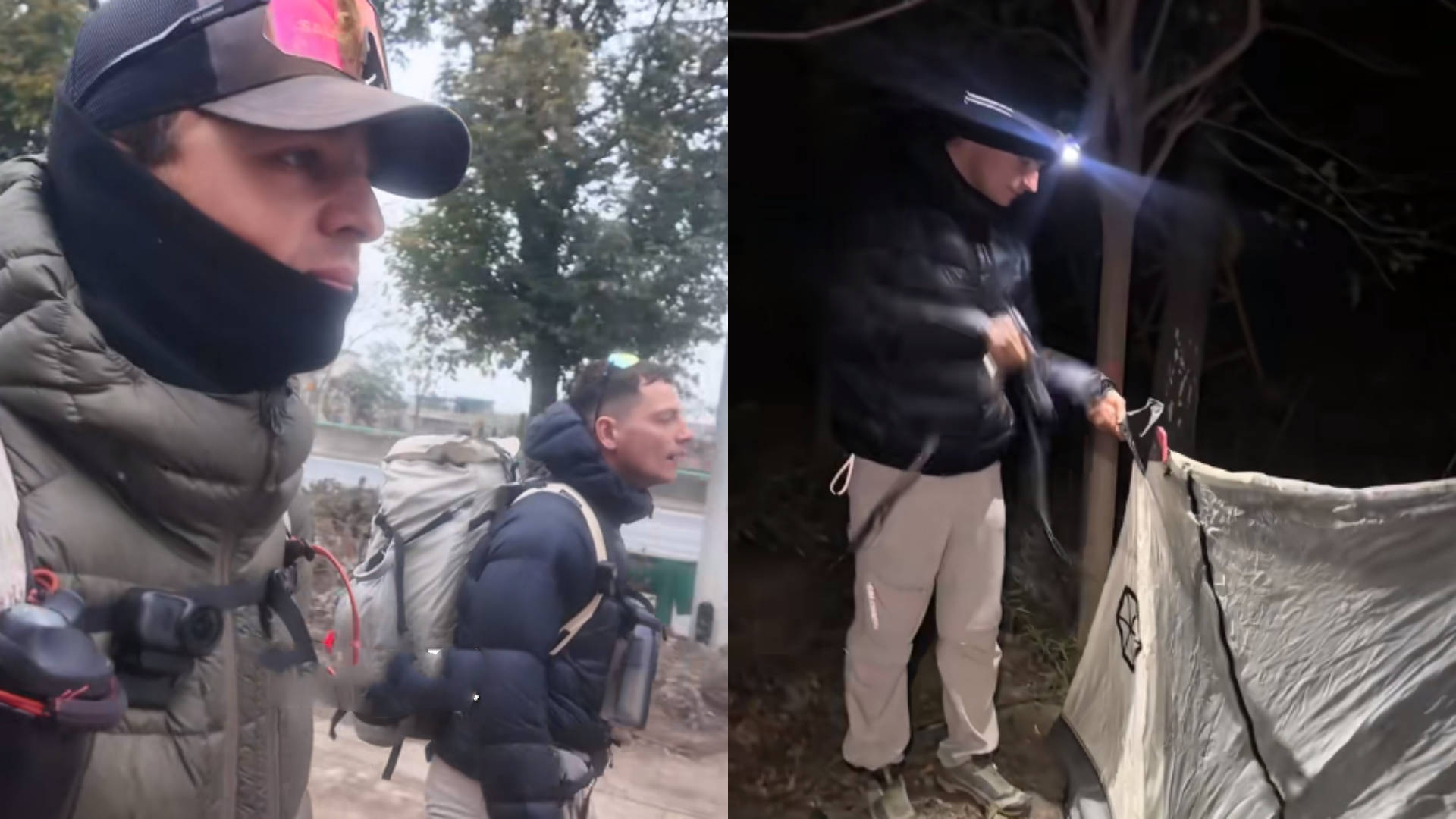 2法国小伙耗时500天徒步抵达上海,酒吧老板:两人会和朋友们见面并庆祝