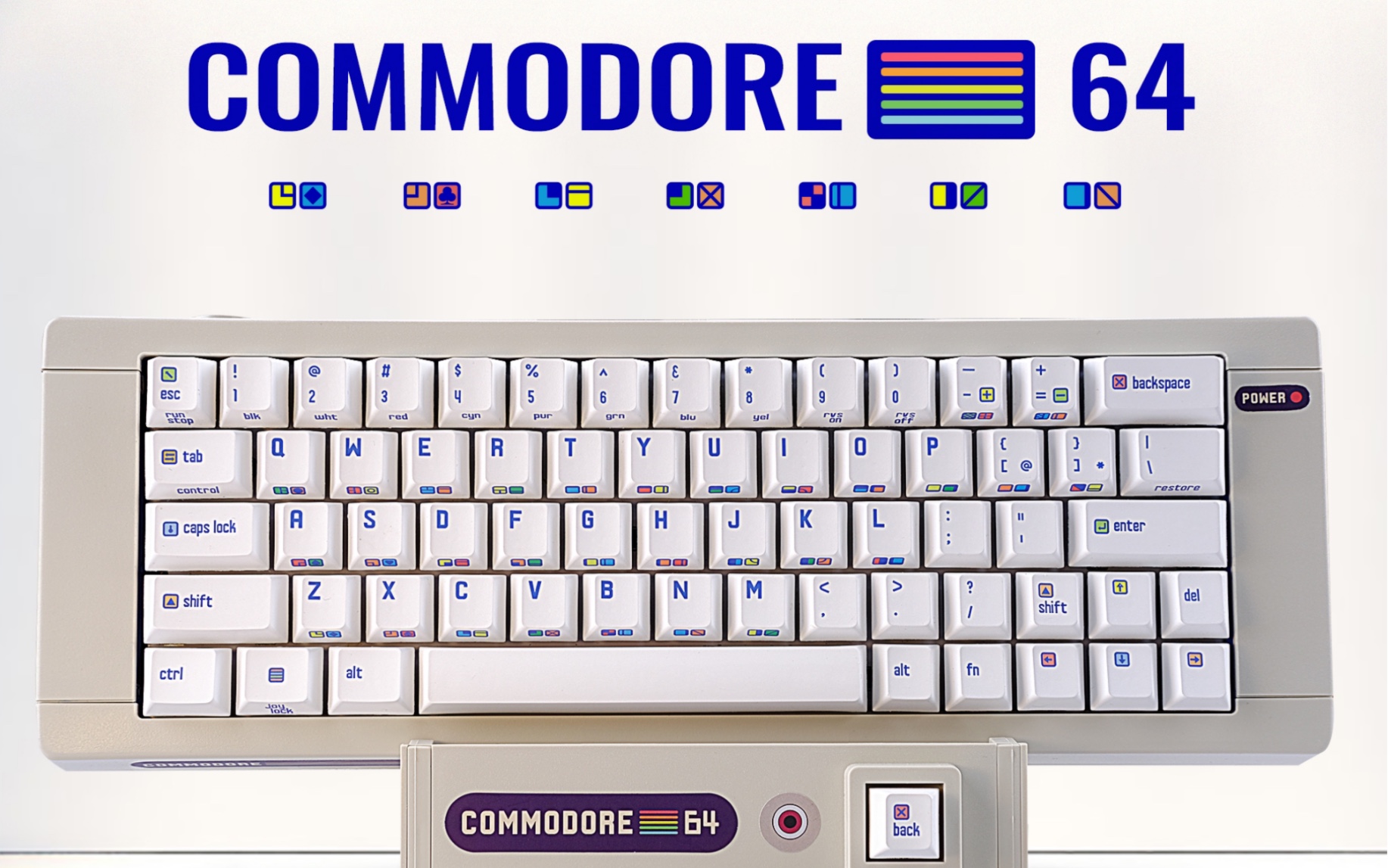 泰坦国度2022特惠——C64键帽活动1.C64复古主题键帽采用正刻+侧...