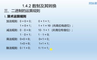 【9】1.4.2算术和逻辑运算