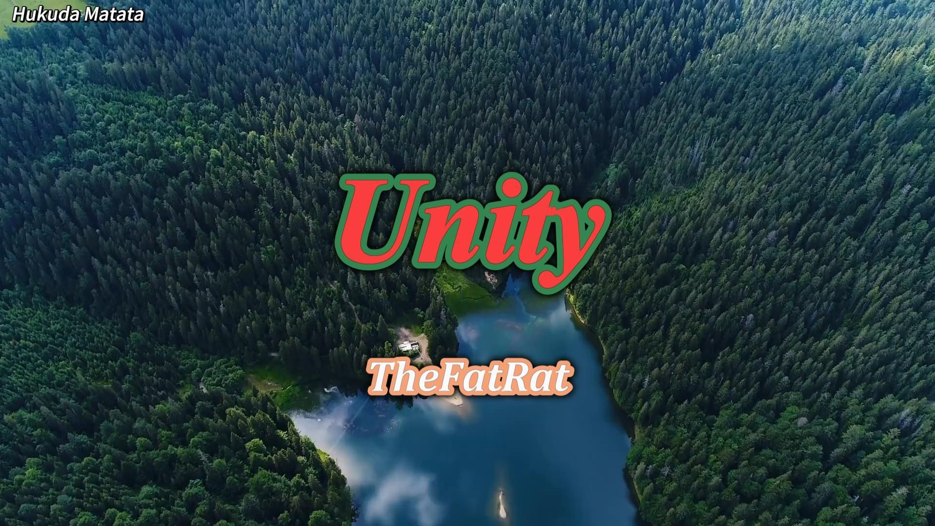 评论区点歌《Unity》就有4句歌词的电子音乐