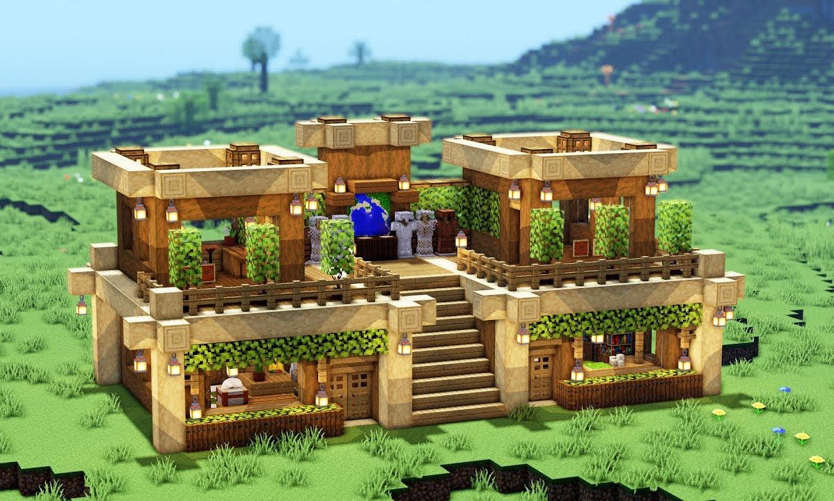 【我的世界】建筑教学:如何建造简易生存木屋