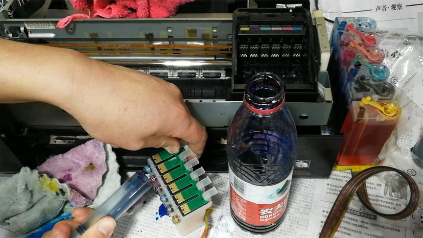 爱普生打印机严重堵头,教你维修方法在家解决堵头问题,值得收藏