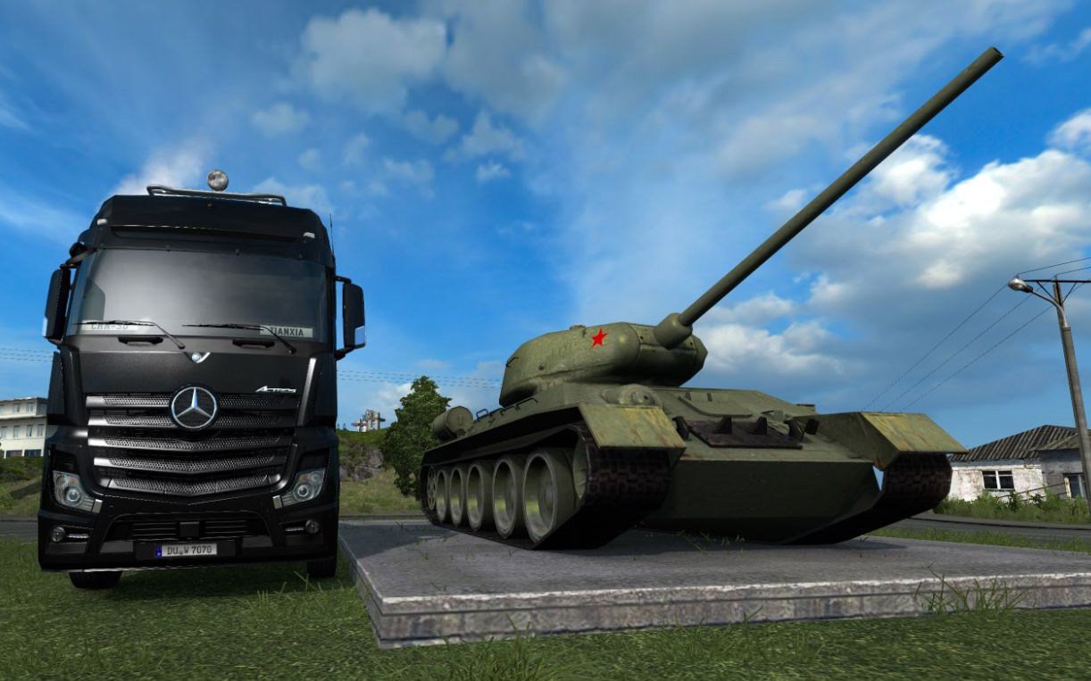 [欧卡2]联机还在使用750马力的发动机?现在有改100000马力发动机的...