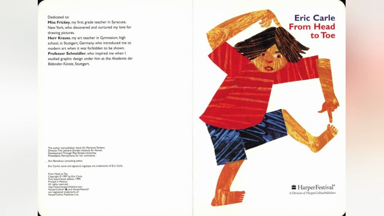 【每日绘本】From Head To Toe