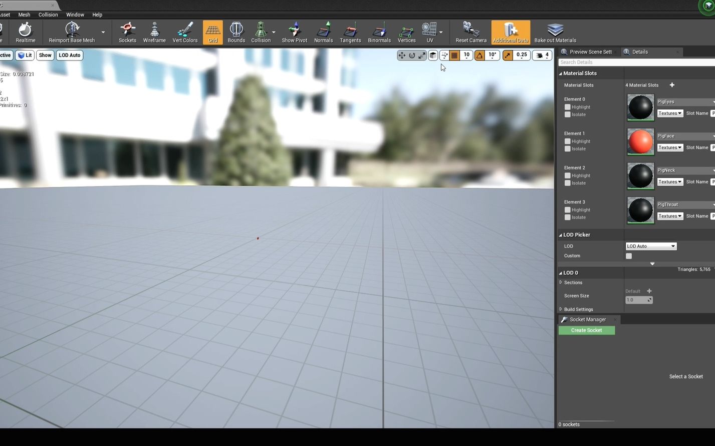 Houdini和UE4交互教程04-ABC导入UE4自动识别材质球与UV信息