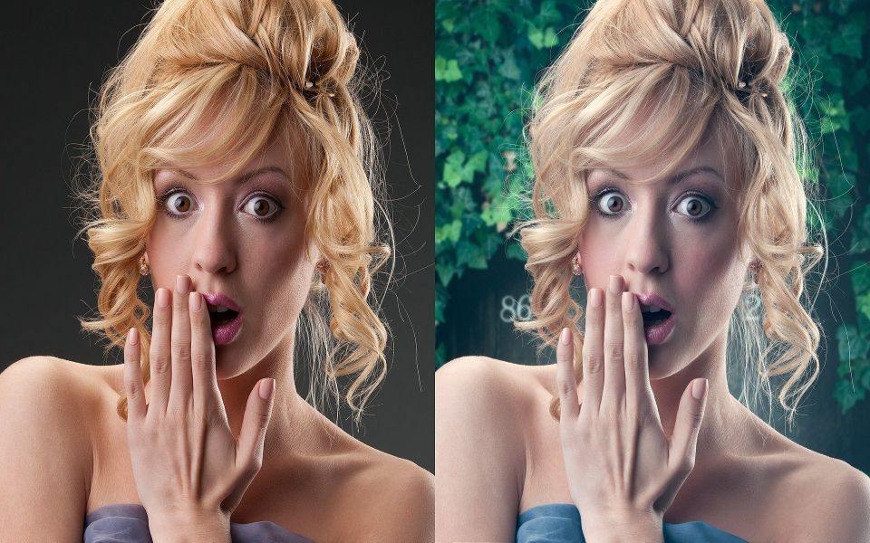 【PS】Andr《在 Photoshop 中替换背景》(中英双字)