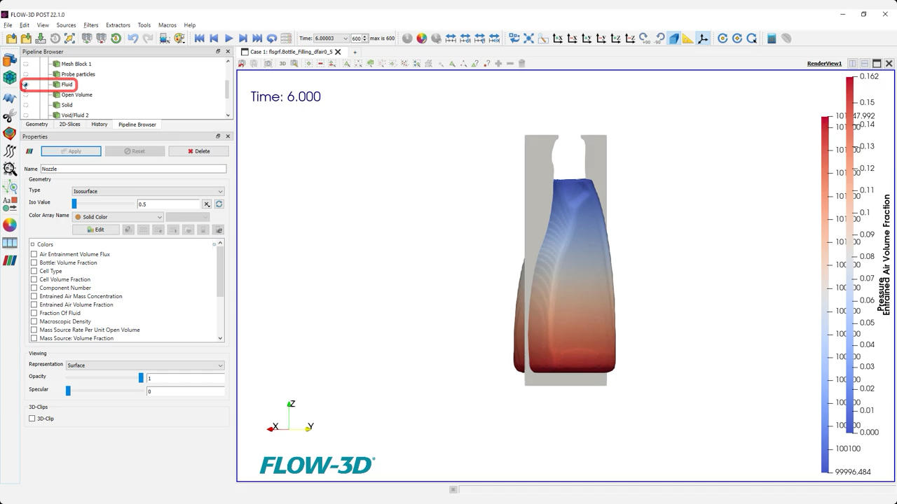 FLOW-3D python-based tool