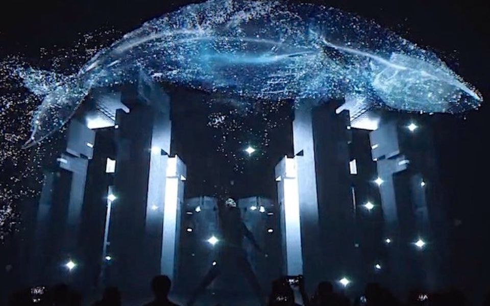 虚实结合光影秀,带给来宾一个裸眼AR世界