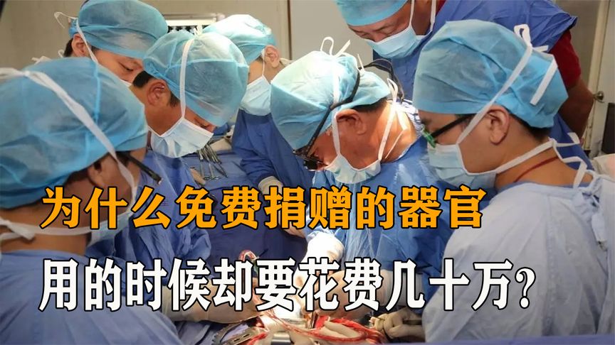 为什么免费捐赠的器官,用的时候却要几十万?揭秘器官移植的真相