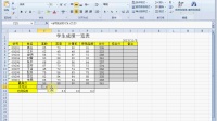 Office 2010项目七 任务二 计算学生成绩一览表数据并设置级别