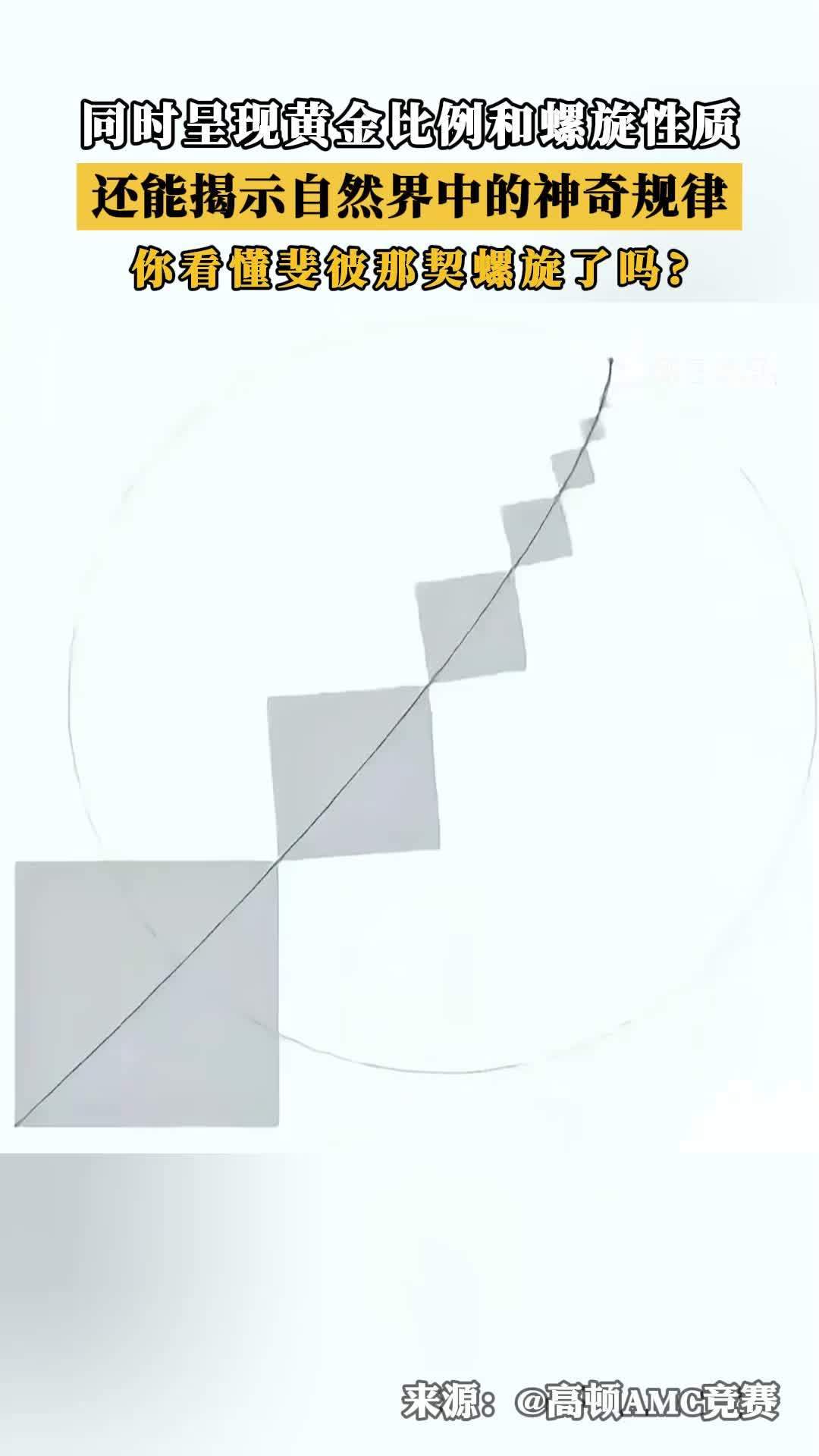 同时呈现黄金比例和螺旋性质,还能揭示自然界中的神奇规律