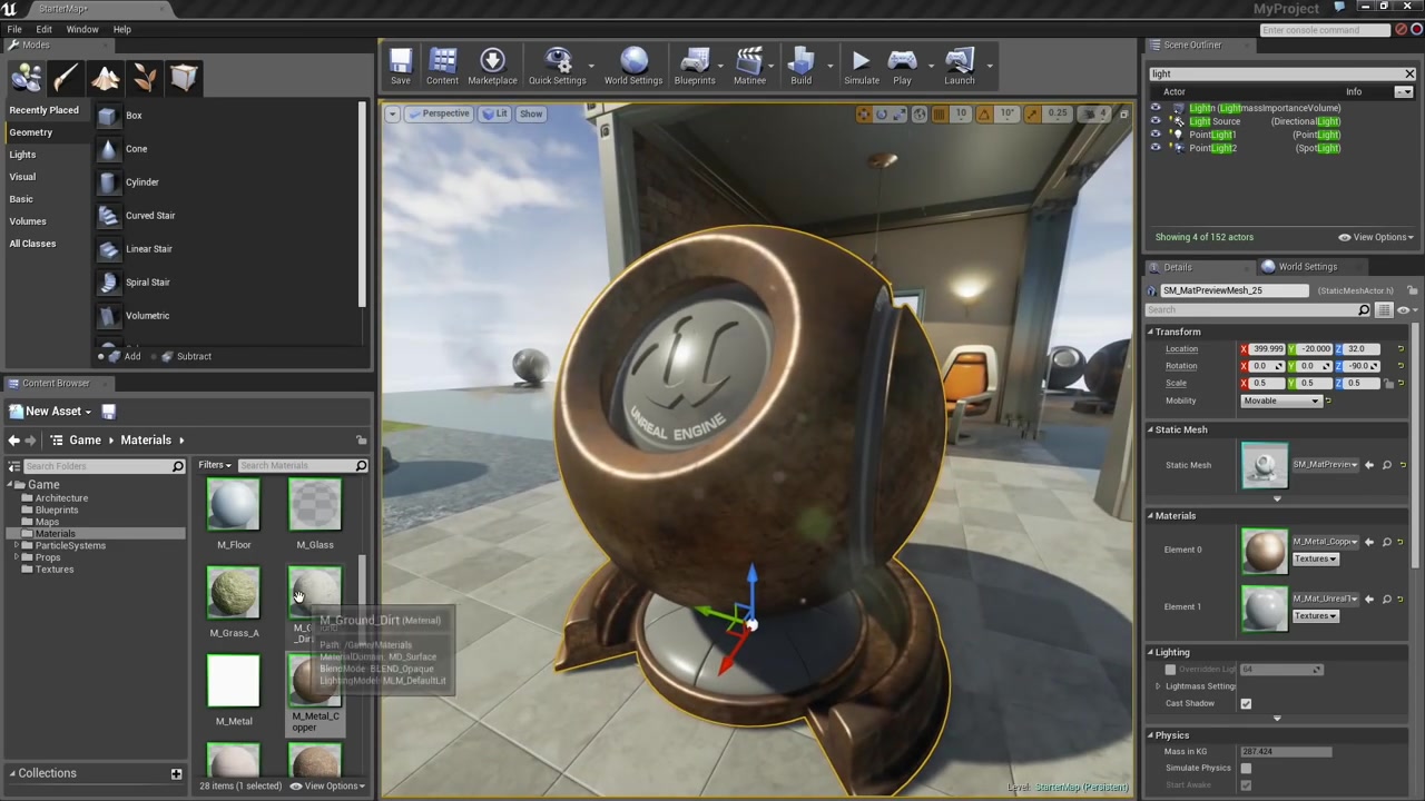 [英文无字幕] UE4 - Introduce to materials