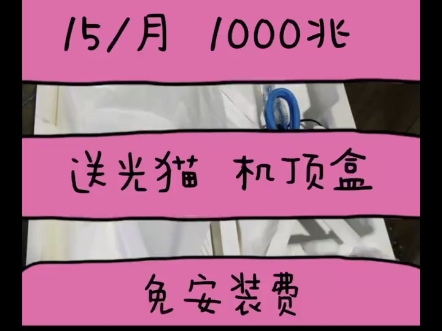 移动业务经理告诉我15可以办千兆!我滴个老天爷嘞这也太便宜了吧...