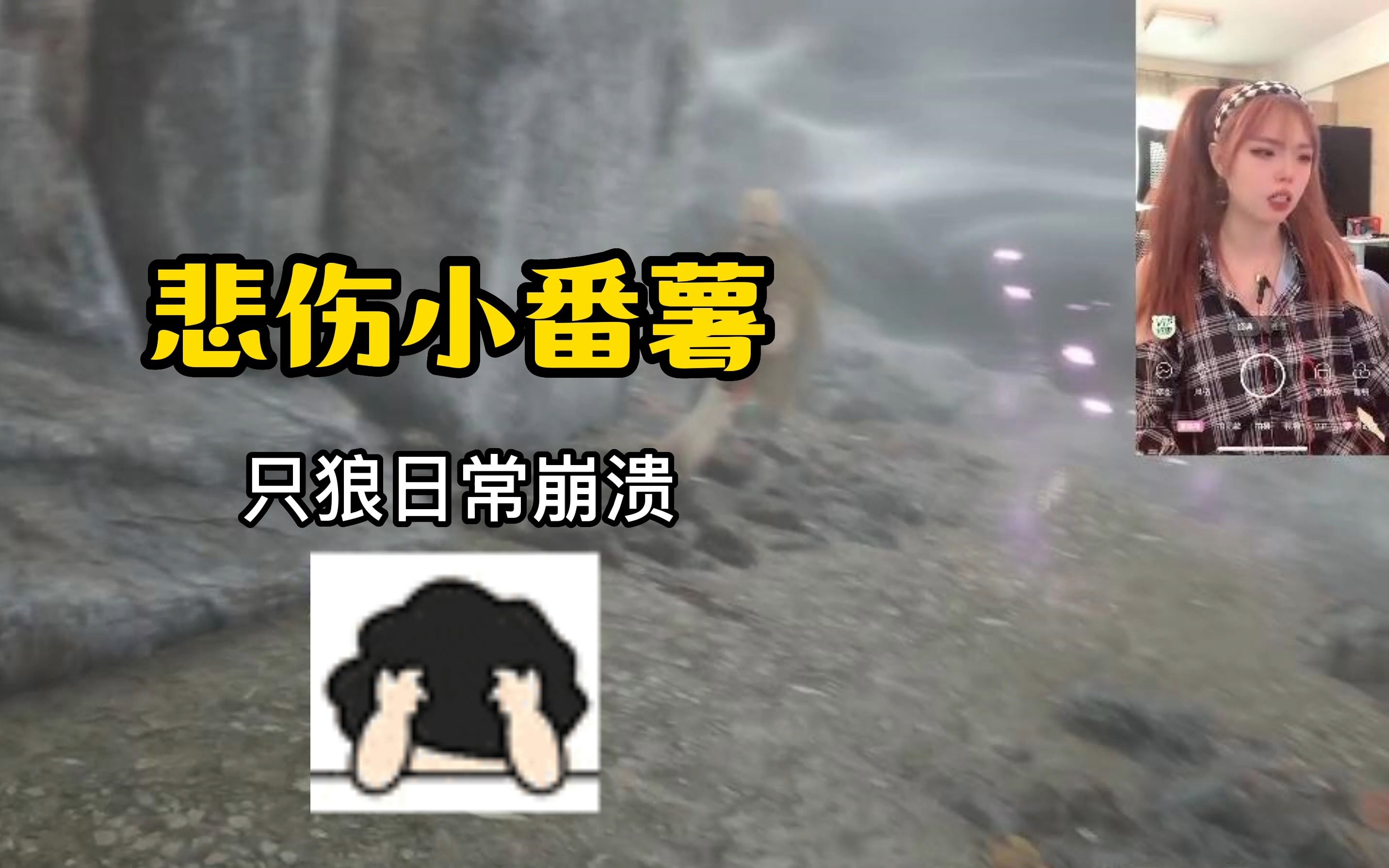 【只狼】当女主播第一次打只狼,崩溃到哭_单机游戏热门视频