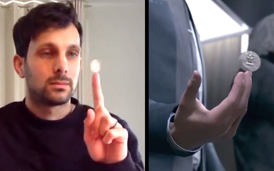 真的有魔术师可以做到指尖转硬币_全部康纳硬币把戏讲解