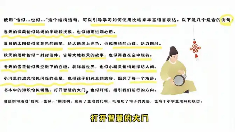 用恰似也似怎么造句总结了6条优美例句直接用