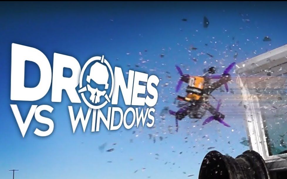 【穿越机灵感与启发 No.63】中文翻译 穿越机撞击实验 威力真大!升格...