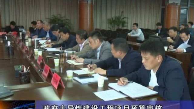 政府主导性建设工程项目预算审核领导小组召开第四次会议