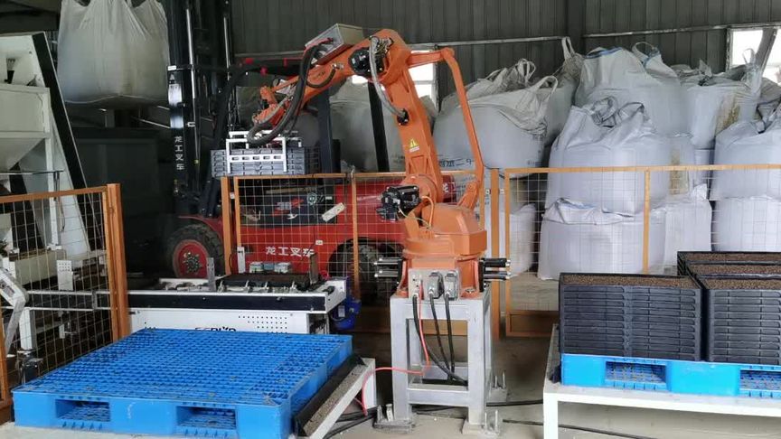 水稻育秧播种#水稻育苗基质 #水稻播种流水线 #水稻育秧工厂