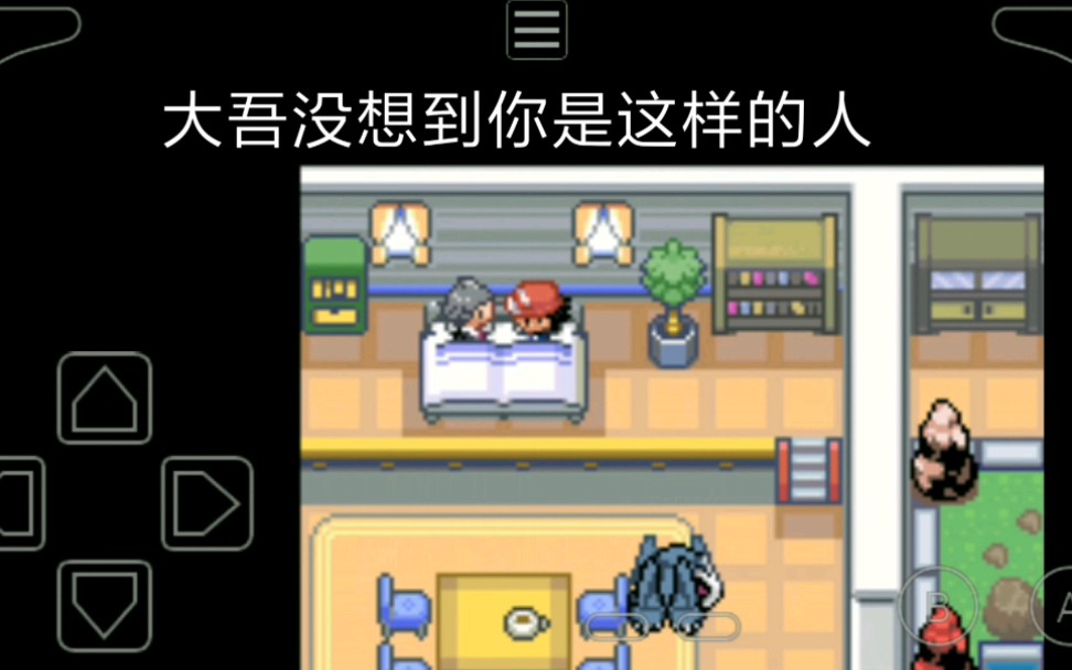 (口袋妖怪究极绿宝石小智版)如果用男性角色穿墙进入大吾的房间会...