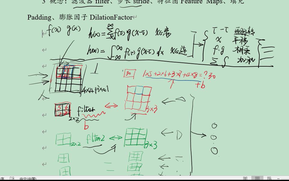 45.5 Matlab深度神经网络:卷积的原理(手绘版详解)