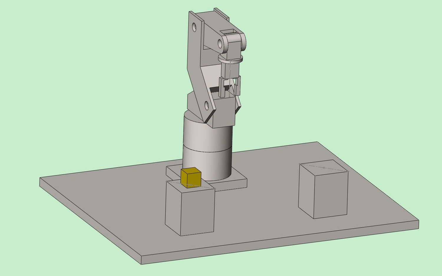 solidworks机械臂动画仿真,图纸自取。