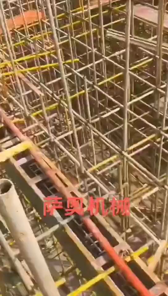 【视频】直击二次结构混凝土浇筑泵室内施工现场