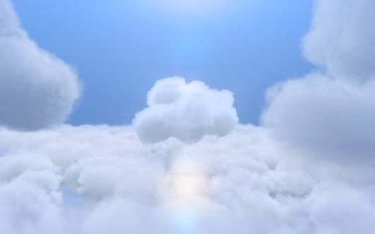 AE模板-云朵云端云层特效的动态LOGO片头模板动态徽标视频动态...