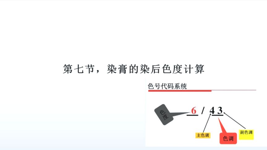 染发的结果可以计算出来?学会这样计算,标准掌握染发目标色