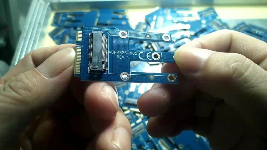 mini pcie转ngff转接卡 M.2转Mini PCI-E无线网卡4G5G蓝牙模块