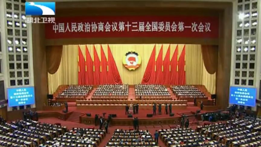 全国政协十三届一次会议在京闭幕