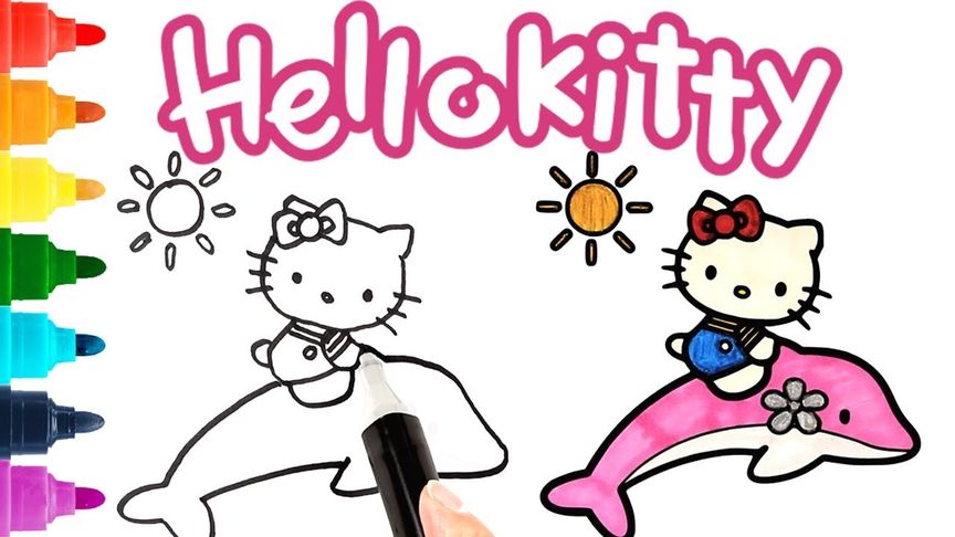 亲子简笔画:可爱凯蒂猫