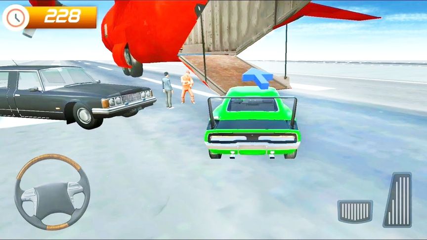 模拟开飞机开轿车卡通小游戏