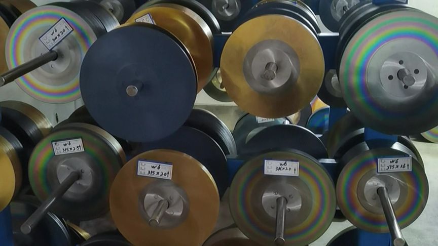 高速钢圆锯片生产过程#管材切割 #锯片 #高速钢锯片