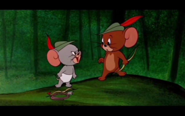 猫和老鼠罗宾汉出逃1957英文宽屏版无字幕。