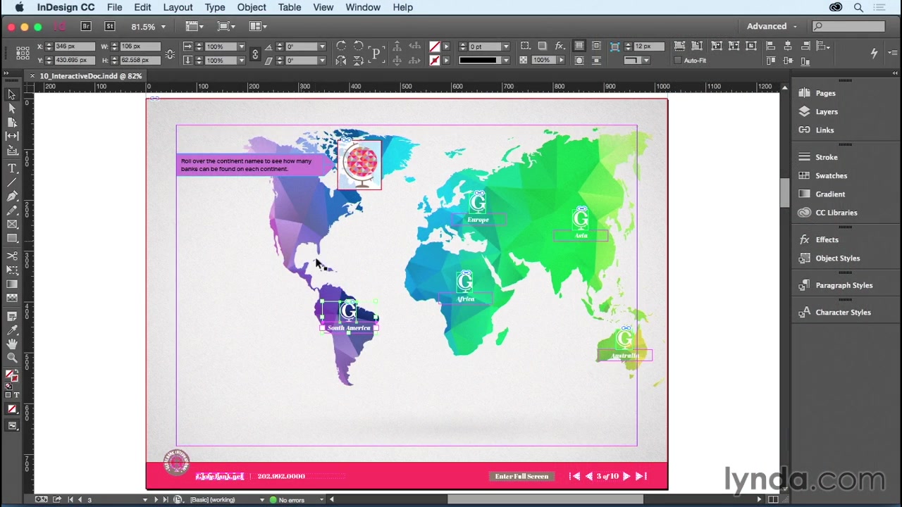 InDesign CC 基础教程Lynda - InDesign CC Essential Training (Jan, 2016)