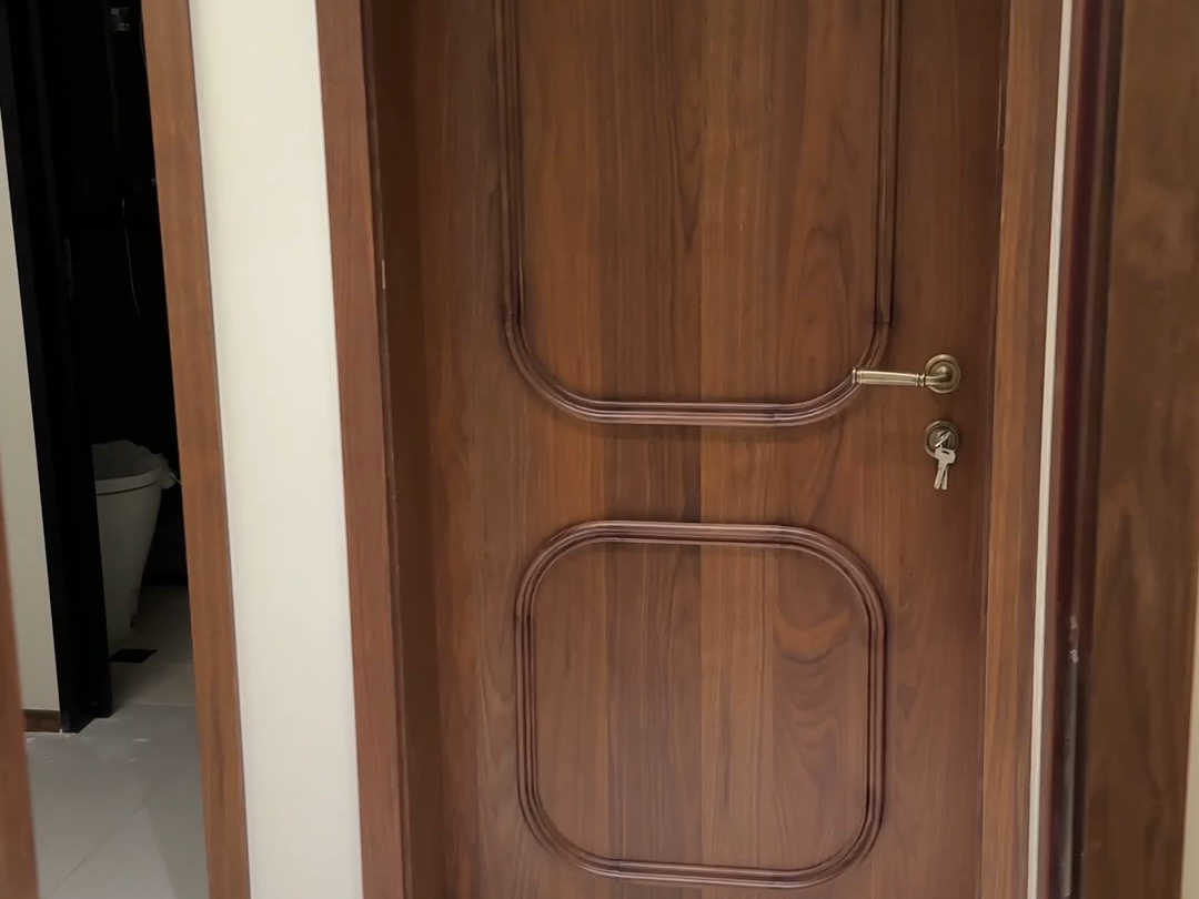 只要1680的实木黑胡桃房门!源头工厂直营,我们是德品森全屋定制工厂|...