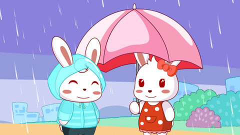 兔小贝安全教育动画 第1季 第2集 雨天交通安全记于心