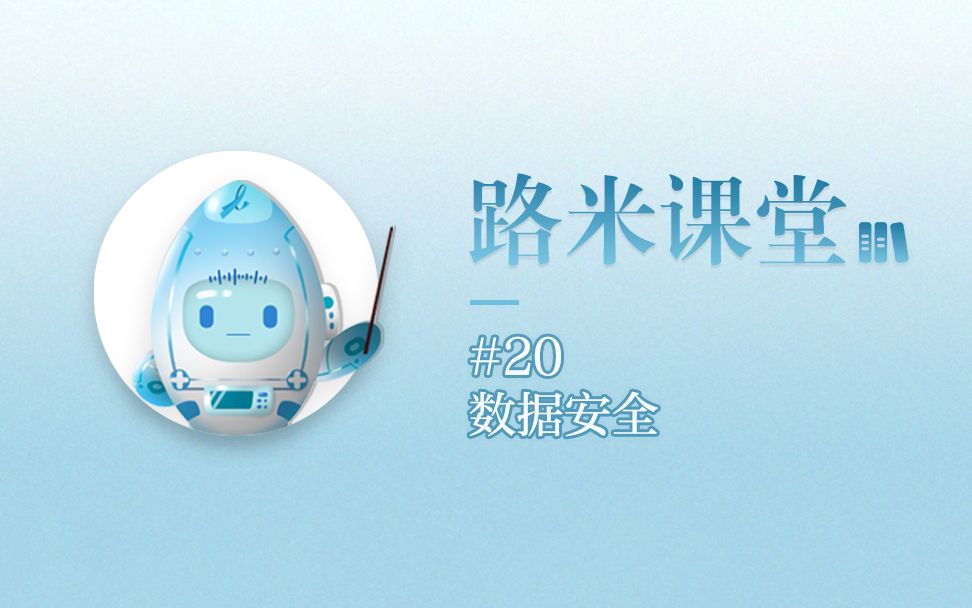路米课堂 | 20-数据安全