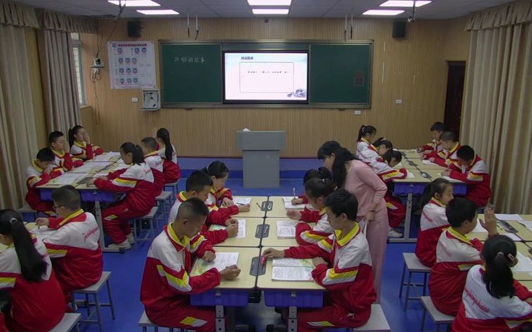 92统编教材小学语文《好的故事》第一课时优质课教学视频(含课件+...