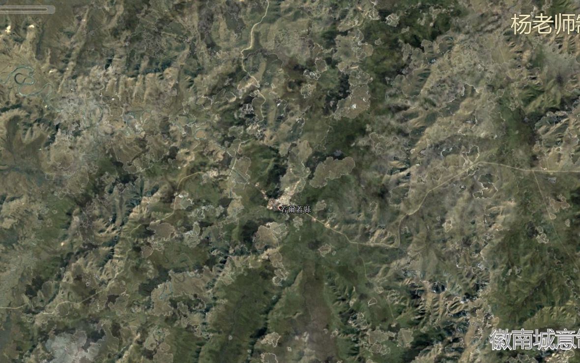 地图里看区域发展,四川省若尔盖县城市化进程