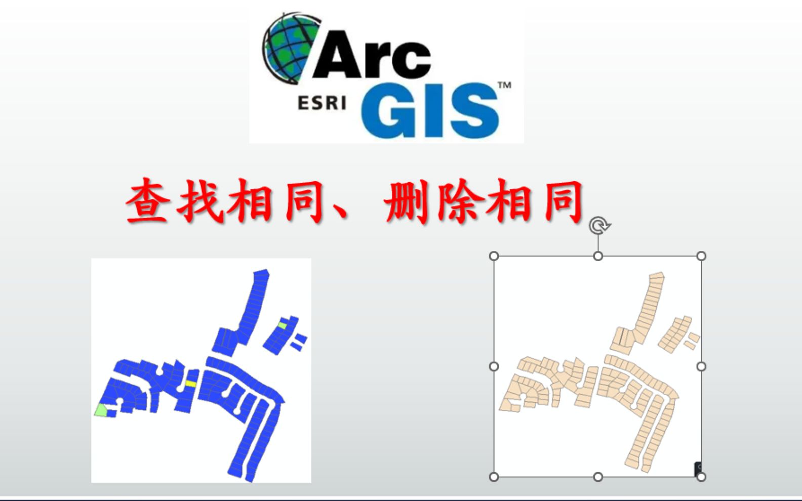 20230425ArcGIS查找相同重复t