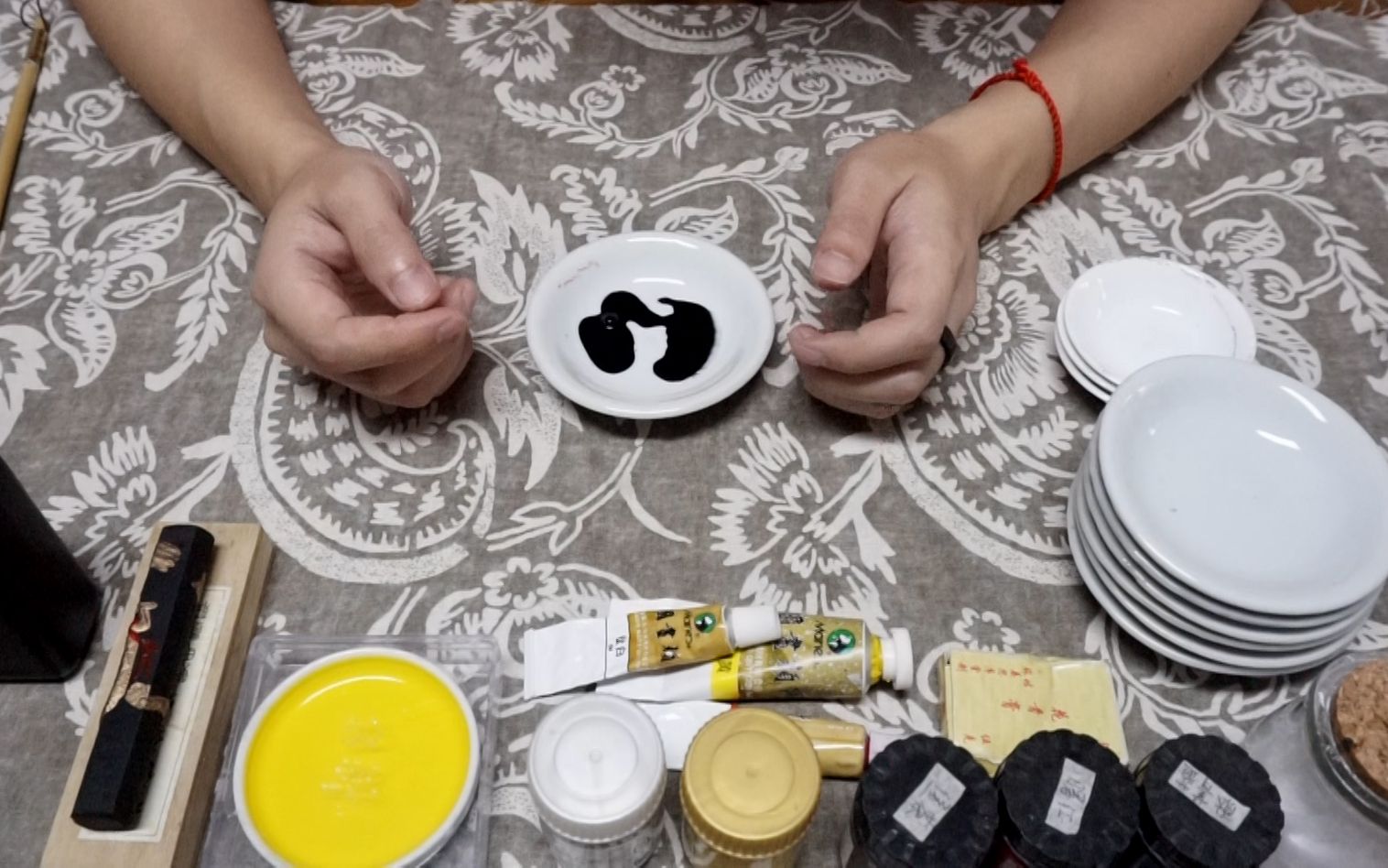 【国画材料介绍进阶视频】(一)墨和国画颜料