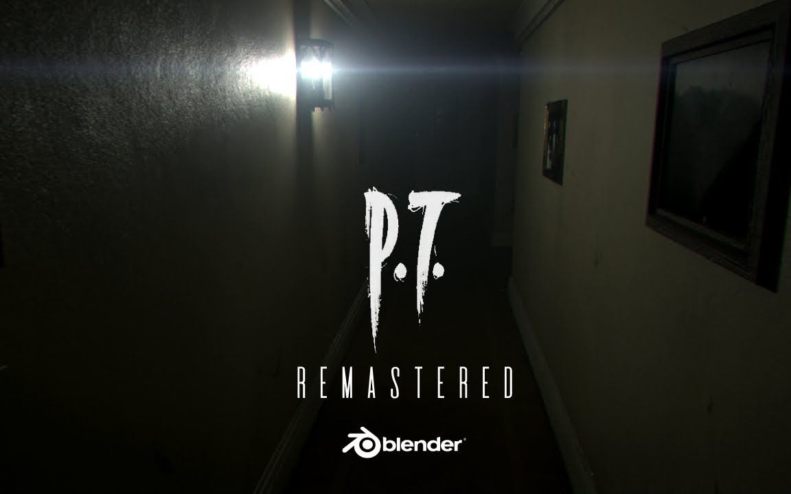 【blender作品赏析】愣是在blender做出了第一人称视角的“游戏”,...