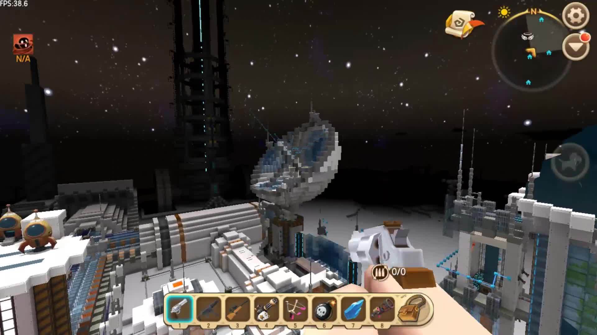 迷你世界 不会卡节奏的枪手不是好建筑家!